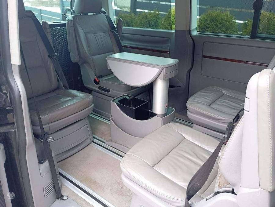 Melns Volkswagen Multivan 2005 Šakiai, ar dzinēja tilpumu 2.46 L un nobraukumu 284 tūkst. km par 7900 €, foto 27 vietnē AUTOMOTO.COM.LV