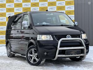 Melns Volkswagen Multivan 2007 Šauļi, ar dzinēja tilpumu 2.50 L un nobraukumu 294 tūkst. km par 9250 €, foto  vietnē AUTOMOTO.COM.LV