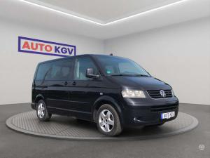 Black Volkswagen Multivan 2007 in Vilnius, with an engine capacity of 2.50 L and mileage of 553 thousand km for 7999 €, photo 8 on AUTOMOTO.COM.LV