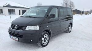 Black Volkswagen Multivan 2008 in Klaipeda, with an engine capacity of 2.50 L and mileage of 278 thousand km for 7690 €, photo  on AUTOMOTO.COM.LV