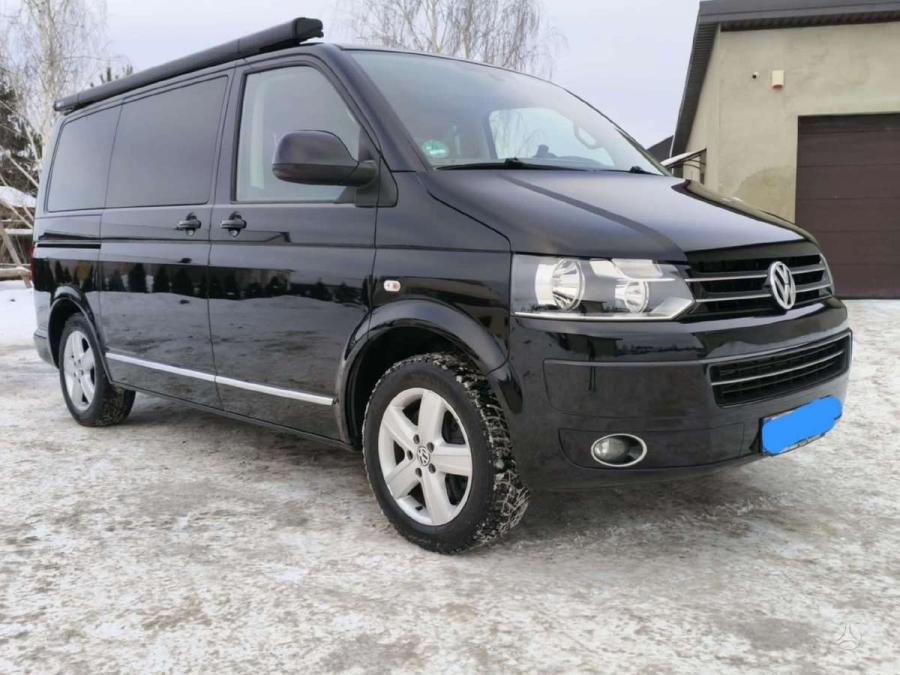 Black Volkswagen Multivan 2010 in Kedainiai, with an engine capacity of 1.97 L and mileage of 266 thousand km for 15900 €, photo 1 on AUTOMOTO.COM.LV