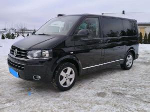 Black Volkswagen Multivan 2010 in Kedainiai, with an engine capacity of 1.97 L and mileage of 266 thousand km for 15900 €, photo 5 on AUTOMOTO.COM.LV