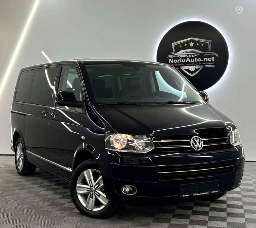 Black Volkswagen Multivan 2011 in Marijampole, with an engine capacity of 1.97 L and mileage of 213 thousand km for 14350 €, photo 1 on AUTOMOTO.COM.LV