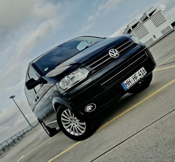 Black Volkswagen Multivan 2011 in Vilnius, with an engine capacity of 2.00 L and mileage of 199 thousand km for 14950 €, photo 6 on AUTOMOTO.COM.LV