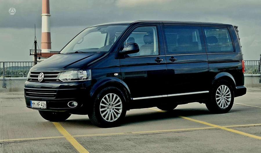 Black Volkswagen Multivan 2011 in Vilnius, with an engine capacity of 2.00 L and mileage of 199 thousand km for 14950 €, photo 12 on AUTOMOTO.COM.LV