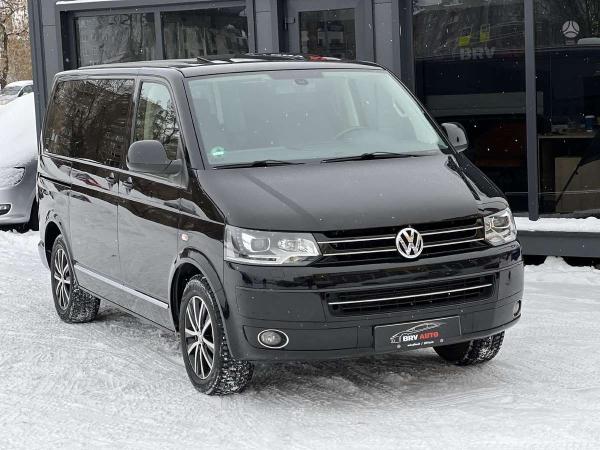 Black Volkswagen Multivan 2013 in Kedainiai, with an engine capacity of 1.97 L and mileage of 281 thousand km for 17650 €, photo 5 on AUTOMOTO.COM.LV