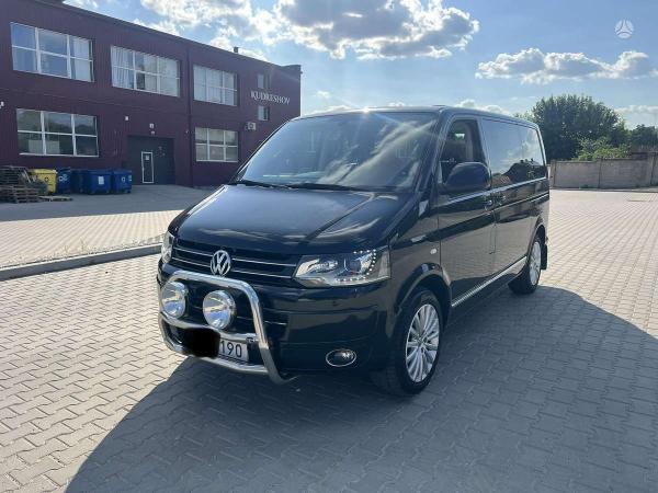 Black Volkswagen Multivan 2014 in Kaunas, with an engine capacity of 2.00 L and mileage of 289 thousand km for 11850 €, photo 3 on AUTOMOTO.COM.LV