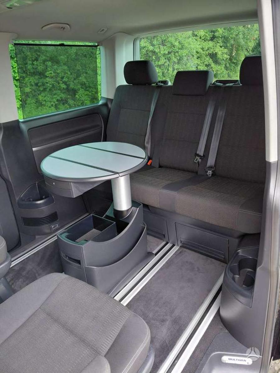 Melns Volkswagen Multivan 2016 Vilkaviškis, ar dzinēja tilpumu 2.00 L un nobraukumu 191 tūkst. km par 20500 €, foto 31 vietnē AUTOMOTO.COM.LV