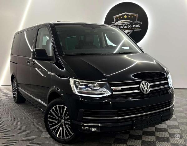Black Volkswagen Multivan 2017 in Marijampole, with an engine capacity of 1.97 L and mileage of 211 thousand km for 24999 €, photo 1 on AUTOMOTO.COM.LV