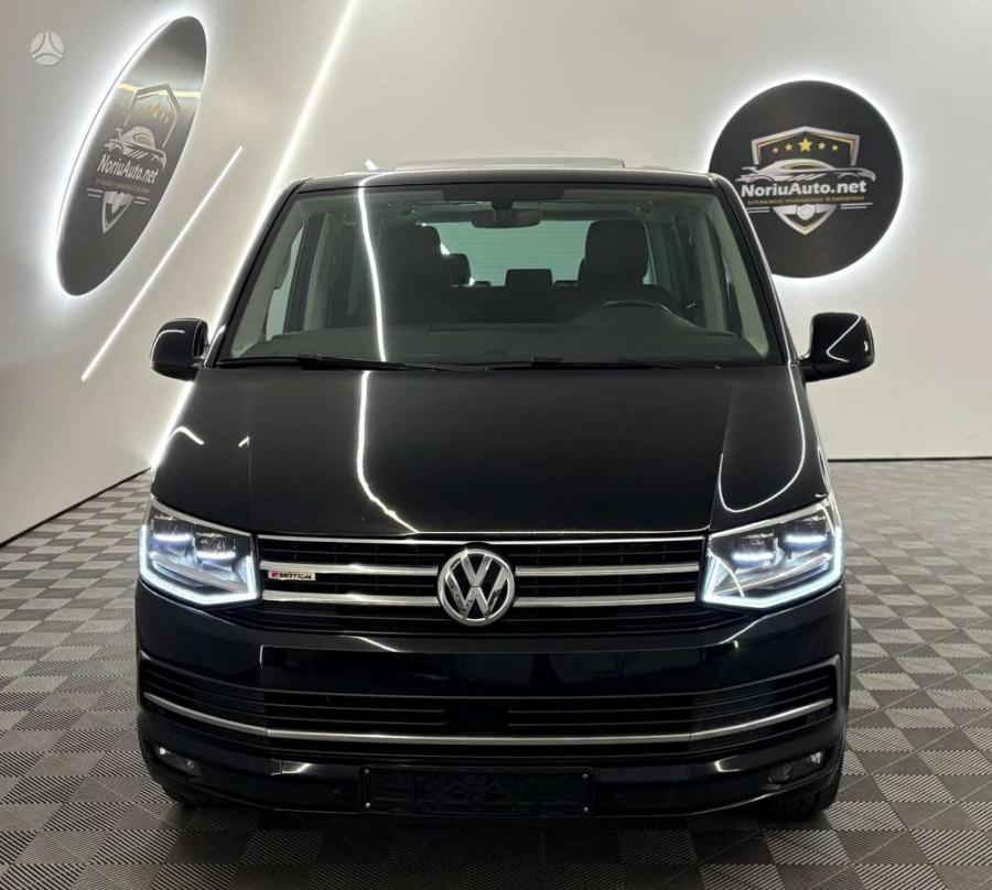 Black Volkswagen Multivan 2017 in Marijampole, with an engine capacity of 1.97 L and mileage of 211 thousand km for 24999 €, photo 30 on AUTOMOTO.COM.LV
