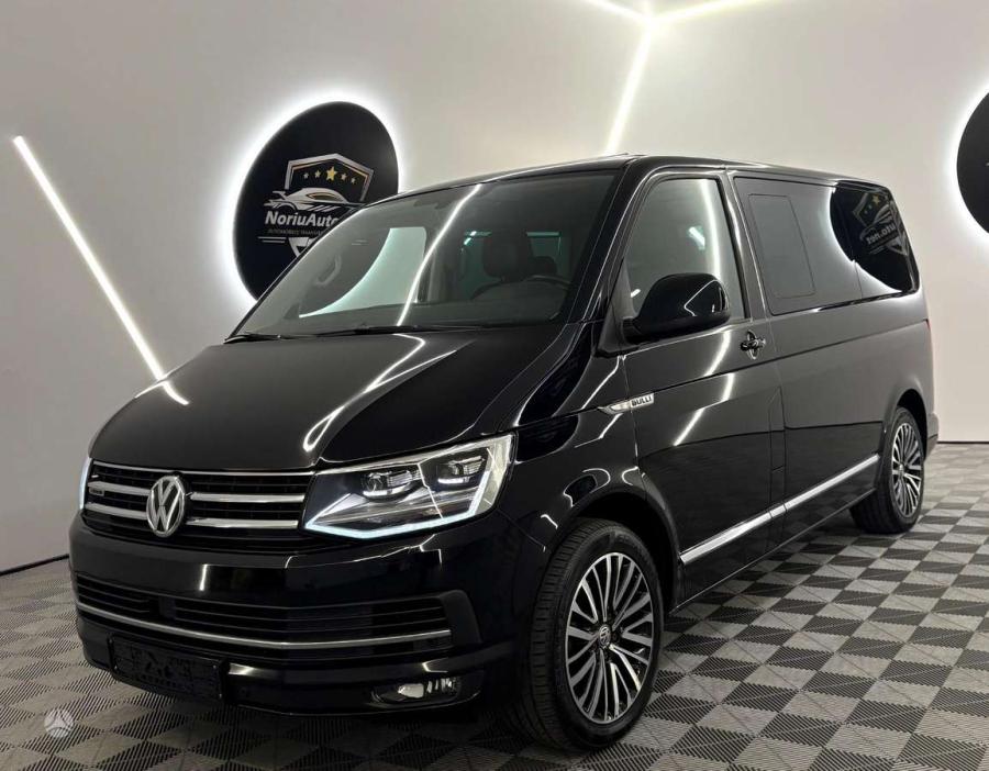 Black Volkswagen Multivan 2017 in Marijampole, with an engine capacity of 1.97 L and mileage of 211 thousand km for 24999 €, photo 34 on AUTOMOTO.COM.LV