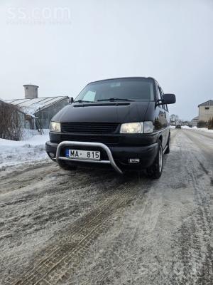 Black Volkswagen Multivan 2002 in Liepaja, with an engine capacity of 2.50 L and mileage of 412 thousand km for 4000 €, photo  on AUTOMOTO.COM.LV