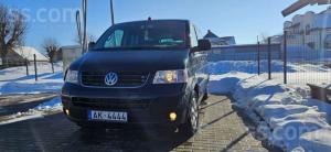 Black Volkswagen Multivan 2003 in Jelgava, with an engine capacity of 2.50 L and mileage of 456 thousand km for 5300 €, photo  on AUTOMOTO.COM.LV