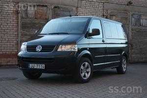 Black Volkswagen Multivan 2004 in Tukums, with an engine capacity of 2.50 L and mileage of 0 thousand km for 3990 €, photo 3 on AUTOMOTO.COM.LV
