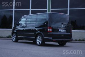 Black Volkswagen Multivan 2005 in Tukums, with an engine capacity of 2.50 L and mileage of 0 thousand km for 8400 €, photo 4 on AUTOMOTO.COM.LV