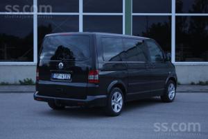 Black Volkswagen Multivan 2005 in Tukums, with an engine capacity of 2.50 L and mileage of 0 thousand km for 8400 €, photo 5 on AUTOMOTO.COM.LV