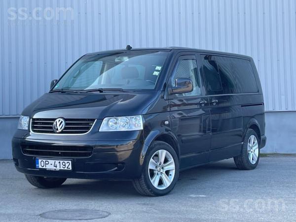 Black Volkswagen Multivan 2005 in Tukums, with an engine capacity of 2.50 L and mileage of 0 thousand km for 8300 €, photo 3 on AUTOMOTO.COM.LV