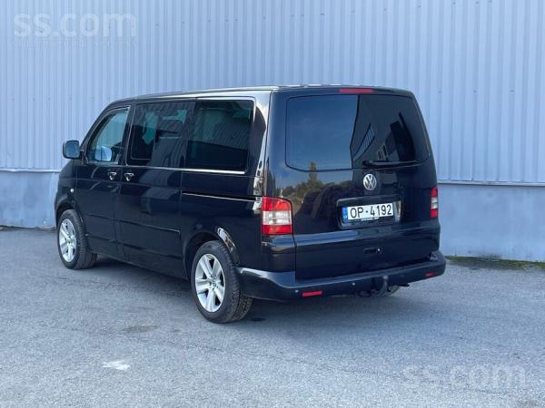 Black Volkswagen Multivan 2005 in Tukums, with an engine capacity of 2.50 L and mileage of 0 thousand km for 8300 €, photo 4 on AUTOMOTO.COM.LV