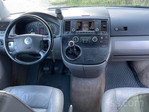 Black Volkswagen Multivan 2005 in Tukums, with an engine capacity of 2.50 L and mileage of 0 thousand km for 8200 €, photo 7 on AUTOMOTO.COM.LV