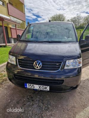 Melns Volkswagen Multivan 2006 Valga, ar dzinēja tilpumu 2.50 L un nobraukumu 312 tūkst. km par 12000 €, foto 4 vietnē AUTOMOTO.COM.LV