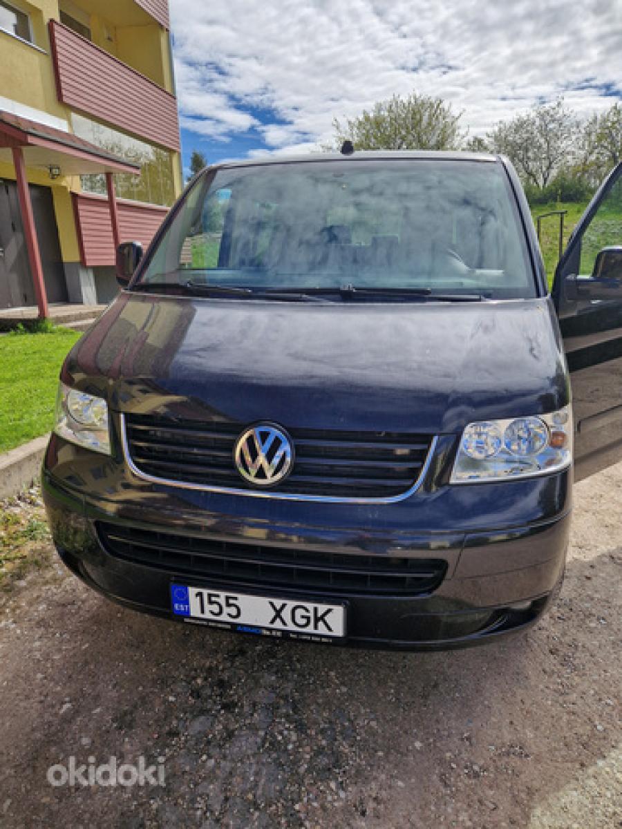Melns Volkswagen Multivan 2006 Valga, ar dzinēja tilpumu 2.50 L un nobraukumu 312 tūkst. km par 12000 €, foto 4 vietnē AUTOMOTO.COM.LV