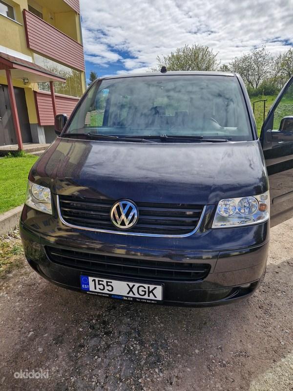 Melns Volkswagen Multivan 2006 Valga, ar dzinēja tilpumu 2.50 L un nobraukumu 312 tūkst. km par 12000 €, foto 6 vietnē AUTOMOTO.COM.LV