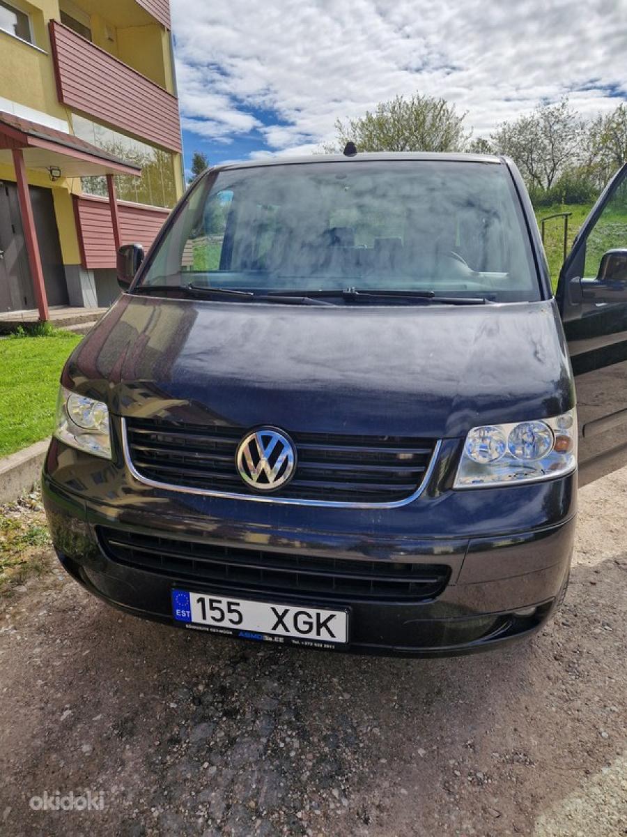 Melns Volkswagen Multivan 2006 Valga, ar dzinēja tilpumu 2.50 L un nobraukumu 312 tūkst. km par 12000 €, foto 7 vietnē AUTOMOTO.COM.LV