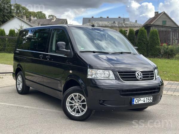 Melns Volkswagen Multivan 2006 Tukums, ar dzinēja tilpumu 2.50 L un nobraukumu 0 tūkst. km par 6990 €, foto 1 vietnē AUTOMOTO.COM.LV