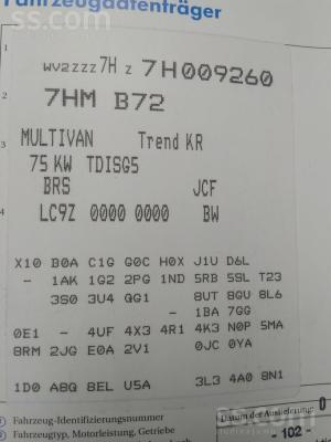Melns Volkswagen Multivan 2007 Rīga, ar dzinēja tilpumu 1.90 L un nobraukumu 300 tūkst. km par 8598 €, foto 18 vietnē AUTOMOTO.COM.LV
