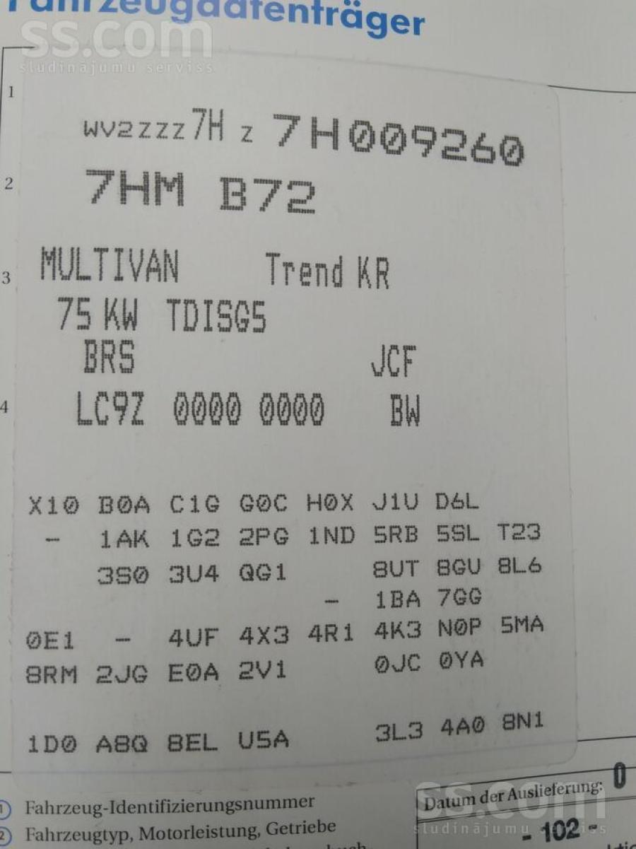 Melns Volkswagen Multivan 2007 Rīga, ar dzinēja tilpumu 1.90 L un nobraukumu 300 tūkst. km par 8598 €, foto 18 vietnē AUTOMOTO.COM.LV