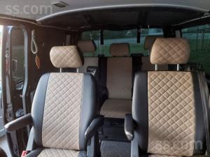 Black Volkswagen Multivan 2008 in Riga, with an engine capacity of 1.90 L and mileage of 243 thousand km for 10000 €, photo 5 on AUTOMOTO.COM.LV