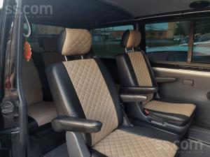 Black Volkswagen Multivan 2008 in Riga, with an engine capacity of 1.90 L and mileage of 243 thousand km for 10000 €, photo 6 on AUTOMOTO.COM.LV
