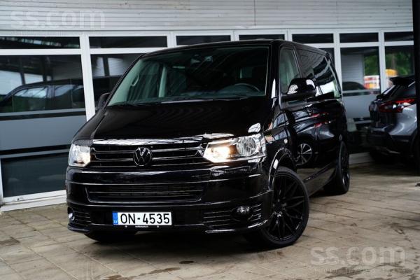 Black Volkswagen Multivan 2010 in Riga, with an engine capacity of 2.00 L and mileage of 219 thousand km for 15950 €, photo 1 on AUTOMOTO.COM.LV