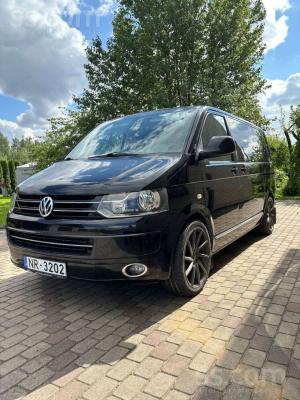 Black Volkswagen Multivan 2010 in Bauska, with an engine capacity of 2.00 L and mileage of 212 thousand km for 12500 €, photo  on AUTOMOTO.COM.LV