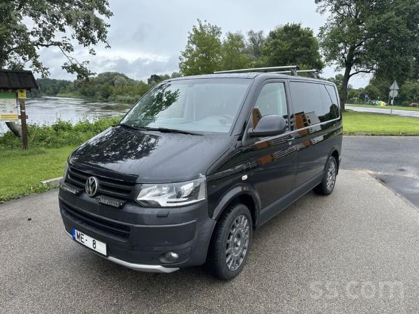 Black Volkswagen Multivan 2014 in Riga, with an engine capacity of 2.00 L and mileage of 210 thousand km for 27000 €, photo 1 on AUTOMOTO.COM.LV