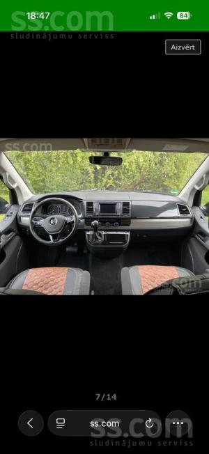 Black Volkswagen Multivan 2015 in Dobele, with an engine capacity of 2.00 L and mileage of 330 thousand km for 19000 €, photo 6 on AUTOMOTO.COM.LV