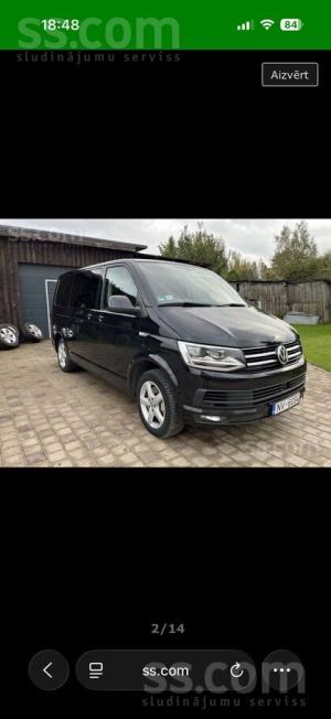 Black Volkswagen Multivan 2015 in Dobele, with an engine capacity of 2.00 L and mileage of 330 thousand km for 19000 €, photo 8 on AUTOMOTO.COM.LV