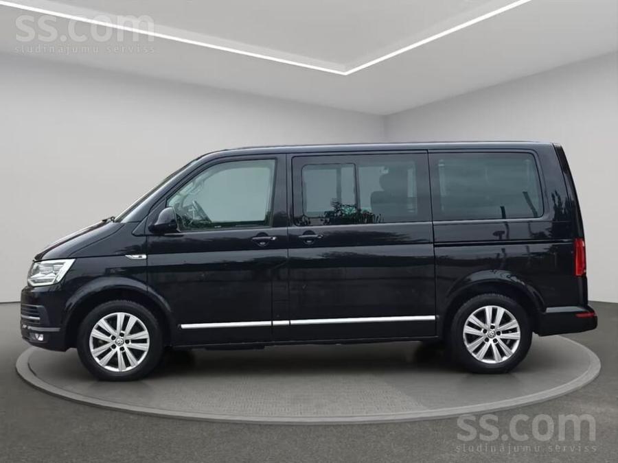 Black Volkswagen Multivan 2017 in Riga, with an engine capacity of 2.00 L and mileage of 269 thousand km for 22650 €, photo 5 on AUTOMOTO.COM.LV