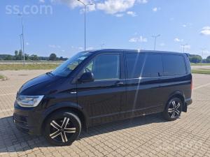 Black Volkswagen Multivan 2019 in Riga, with an engine capacity of 2.00 L and mileage of 48 thousand km for 38720 €, photo 9 on AUTOMOTO.COM.LV