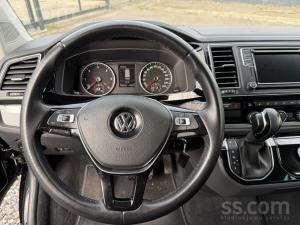 Black Volkswagen Multivan 2020 in Riga, with an engine capacity of 2.00 L and mileage of 165 thousand km for 30990 €, photo 6 on AUTOMOTO.COM.LV