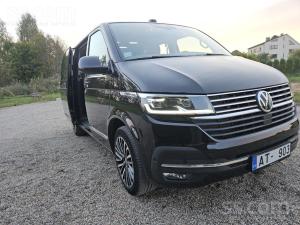 Black Volkswagen Multivan 2021 in Riga, with an engine capacity of 2.00 L and mileage of 124 thousand km for 47000 €, photo 9 on AUTOMOTO.COM.LV