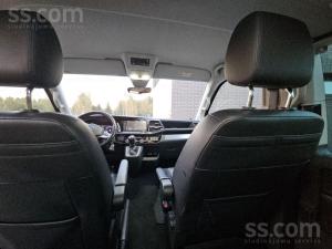 Black Volkswagen Multivan 2021 in Riga, with an engine capacity of 2.00 L and mileage of 124 thousand km for 47000 €, photo 14 on AUTOMOTO.COM.LV