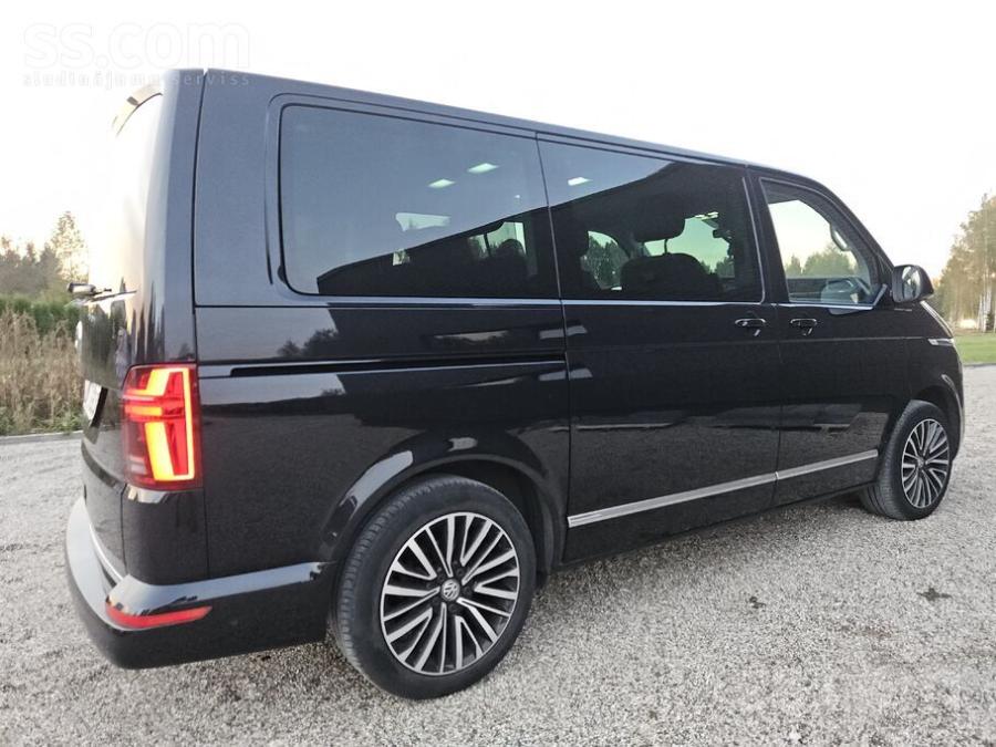 Black Volkswagen Multivan 2021 in Riga, with an engine capacity of 2.00 L and mileage of 124 thousand km for 47000 €, photo 16 on AUTOMOTO.COM.LV