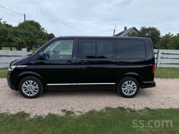 Black Volkswagen Multivan 2021 in Riga, with an engine capacity of 2.00 L and mileage of 237 thousand km for 35850 €, photo 3 on AUTOMOTO.COM.LV
