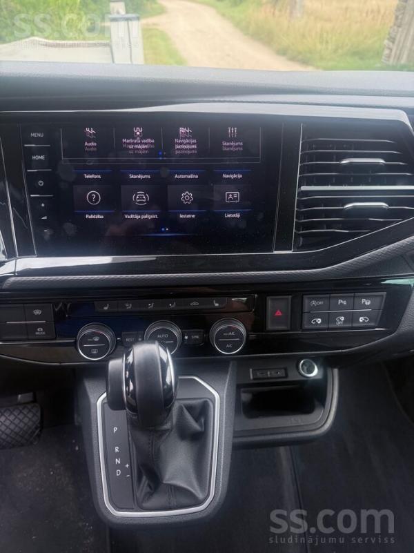 Black Volkswagen Multivan 2021 in Riga, with an engine capacity of 2.00 L and mileage of 237 thousand km for 35850 €, photo 10 on AUTOMOTO.COM.LV