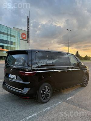 Black Volkswagen Multivan 2023 in Riga, with an engine capacity of 2.00 L and mileage of 39 thousand km for 49000 €, photo  on AUTOMOTO.COM.LV