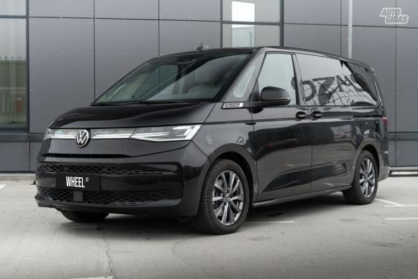 Melns Volkswagen Multivan 2024 Viļņa, ar dzinēja tilpumu 0.00 L un nobraukumu 2 tūkst. km par 54900 €, foto 1 vietnē AUTOMOTO.COM.LV