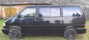 Black Volkswagen Multivan 1998 in Panevezys, with an engine capacity of 2.50 L and mileage of 315 thousand km for 1999 €, photo 11 on AUTOMOTO.COM.LV