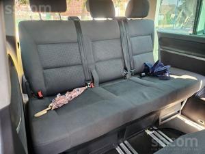 Black Volkswagen Multivan 2004 in Valmiera, with an engine capacity of 2.50 L and mileage of 271 thousand km for 5250 €, photo 13 on AUTOMOTO.COM.LV