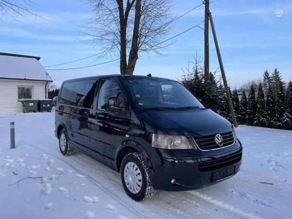 Black Volkswagen Multivan 2006 in Kaunas, with an engine capacity of 2.46 L and mileage of 340 thousand km for 8500 €, photo 3 on AUTOMOTO.COM.LV